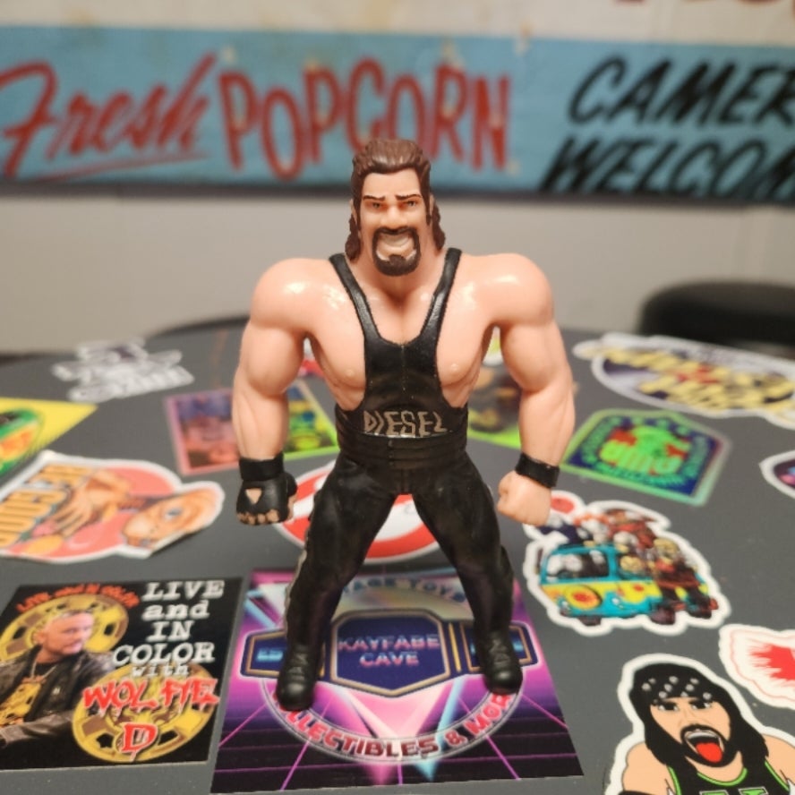 WWF Diesel Kevin Nash Wrestler Action Figure 1994 BendEms | KAYFABE CAVE